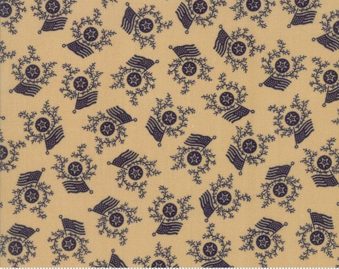 1 Yard X 44" Moda Star and Stripe Gatherings by Primitive Gatherings ...