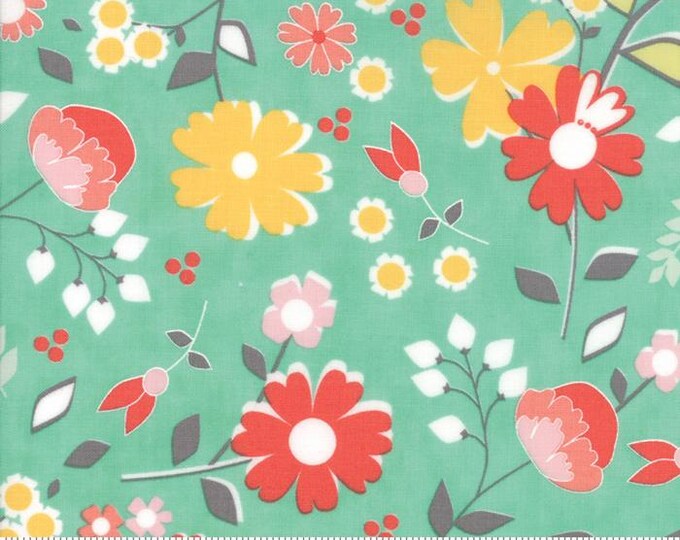 Moda Fabric — 1 Yard X 44" Moda Flower Mill by Corey Yoder Pattern ...