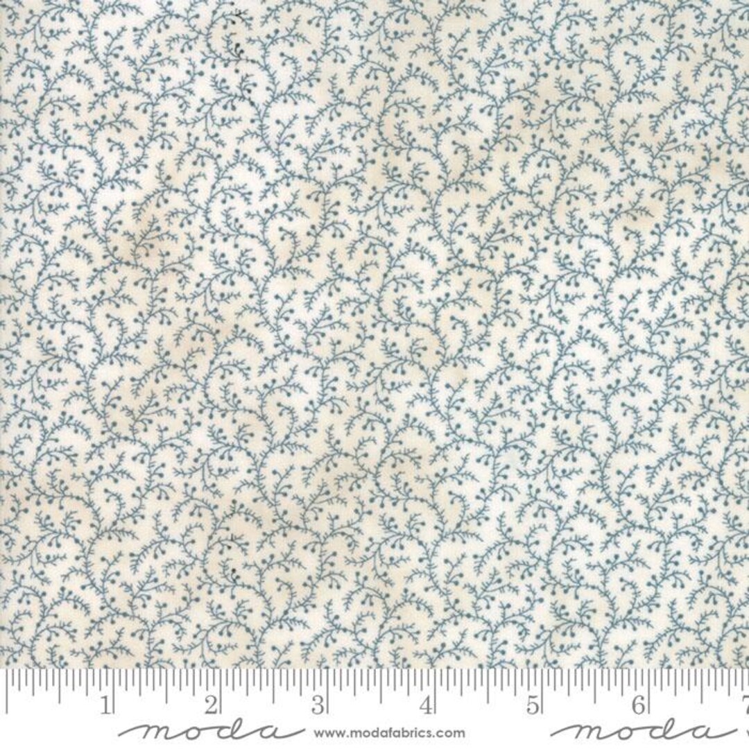 Moda Fabric — 1 Yard X 44" Snowman Gatherings III by Primitive ...