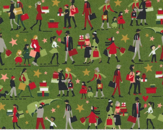 Moda Fabric — 1 Yard X 44" Moda Hustle and Bustle by Basic Grey Pattern ...