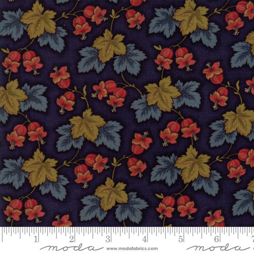 Moda Fabric — 1 Yard X 44" Moda Sycamore by Jan Patek Pattern # 2201-16 ...