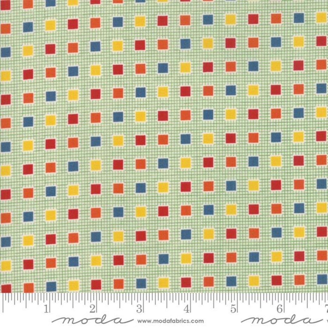 Moda Fabric — 1 Yard X 44" Moda Play All Day by American Jane Pattern ...