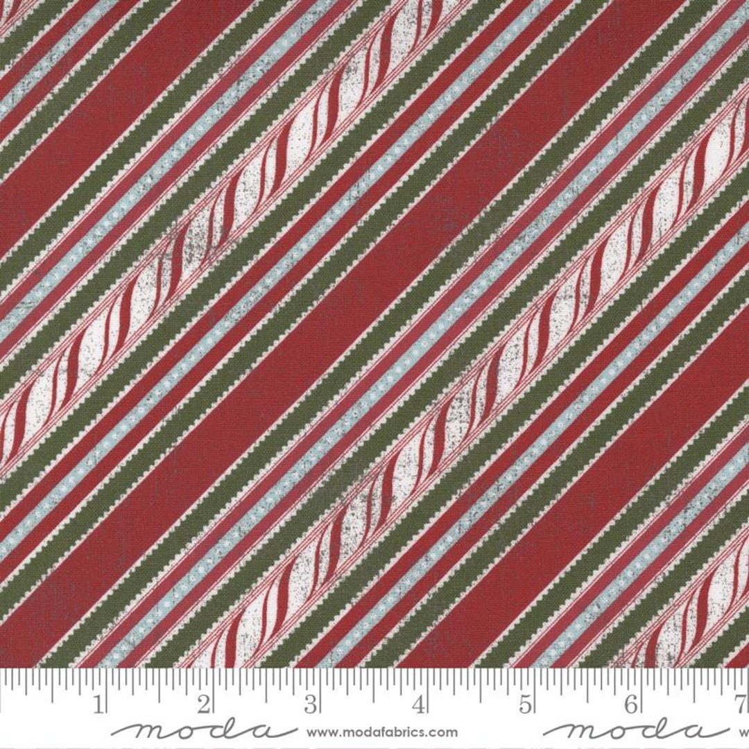 Moda Fabric — 1 Yard X 44" Moda Peppermint Bark by Basic Grey Pattern ...