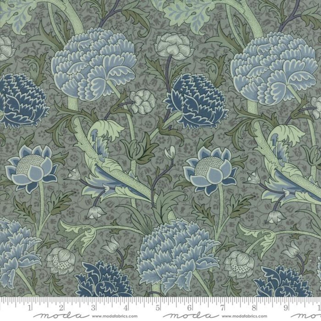 Moda Fabric 1 Yard X 44" Moda William Morris 2017 Pattern # 7300-23 ...