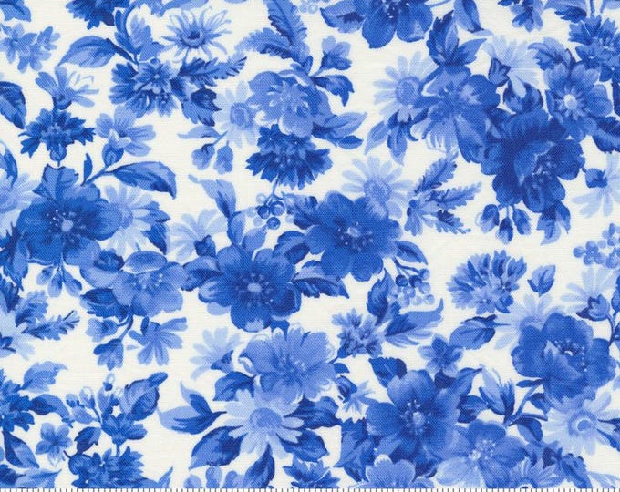 Moda Fabric — 1 Yard X 44" Moda Summer Breeze Pattern # 33611-12 ...