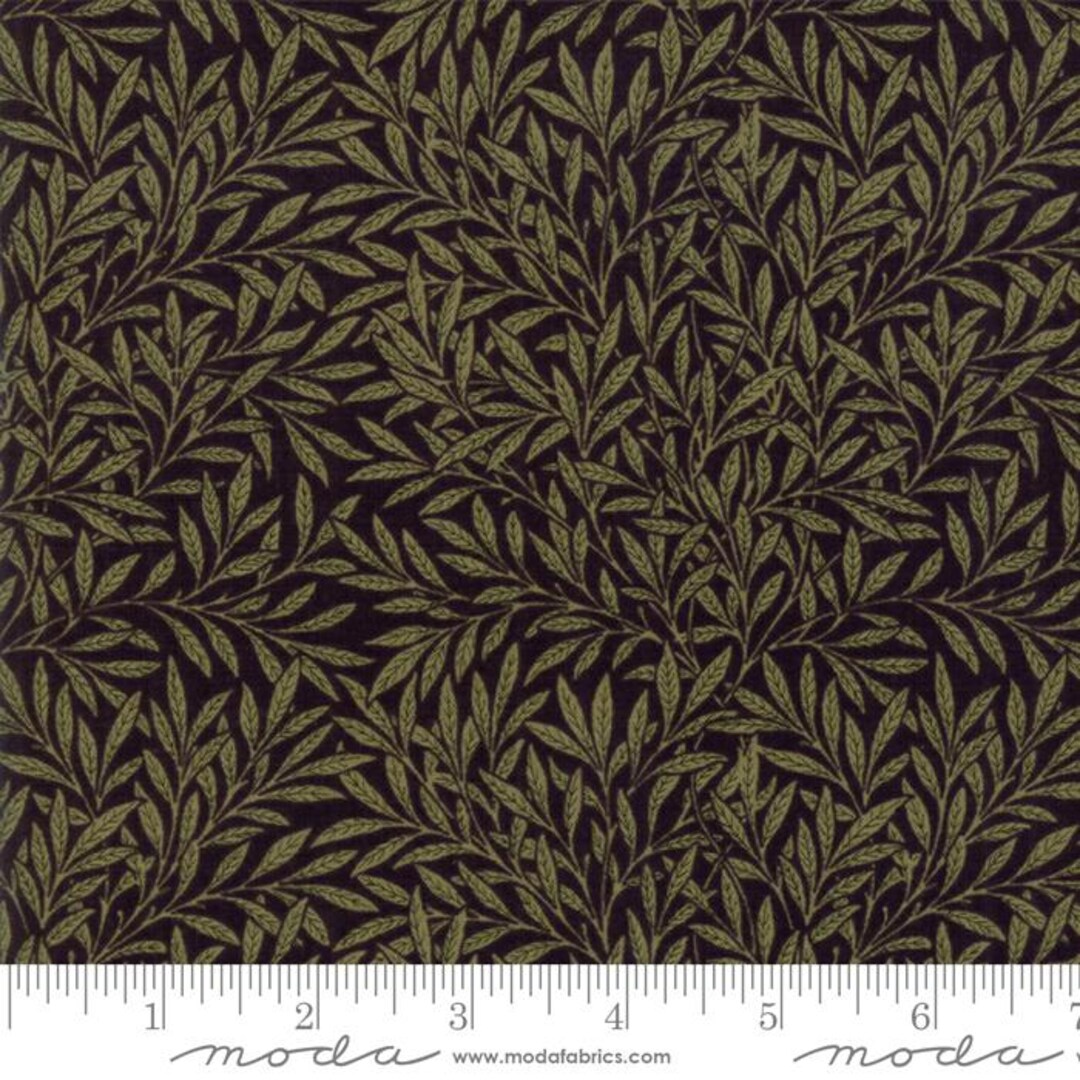 Moda Fabric-- 1 Yard X 44" Moda Morris Garden Pattern # 7336-15--cotton ...