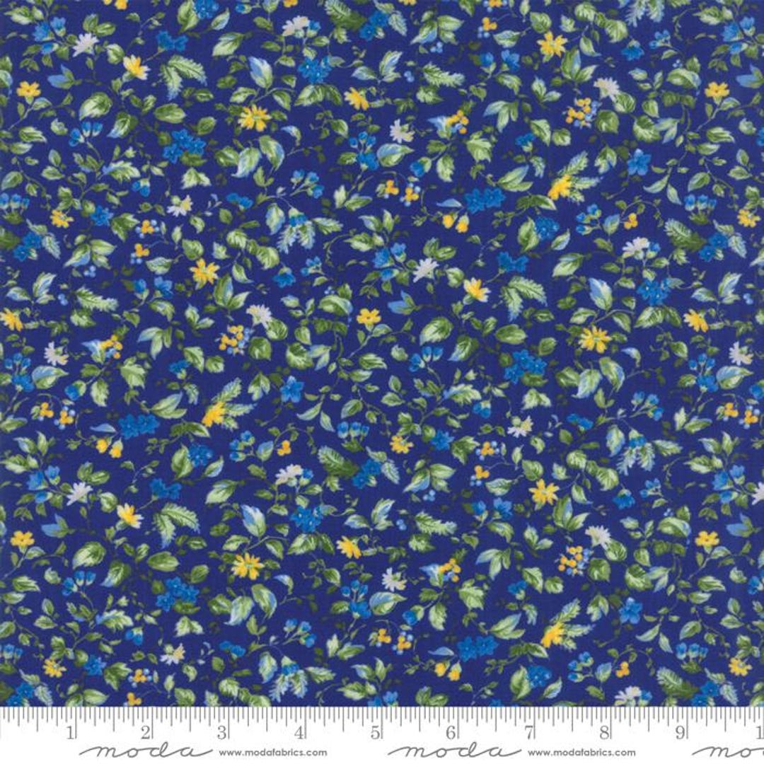 Moda Fabric — 1 Yard X 44" Moda Summer Breeze VI Pattern # 33372-15 ...