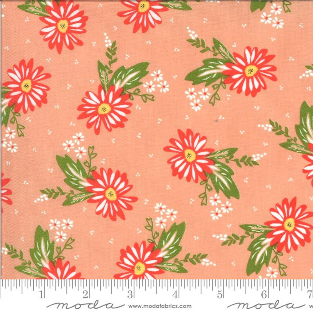 Moda Fabric — 1 Yard X 44" Moda Happy Days by Sherri and Chelsi Pattern ...