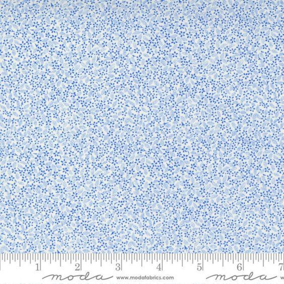 Moda Fabric 1 Yard X 44 Moda Summer Breeze by Moda Pattern 33615-BW ...