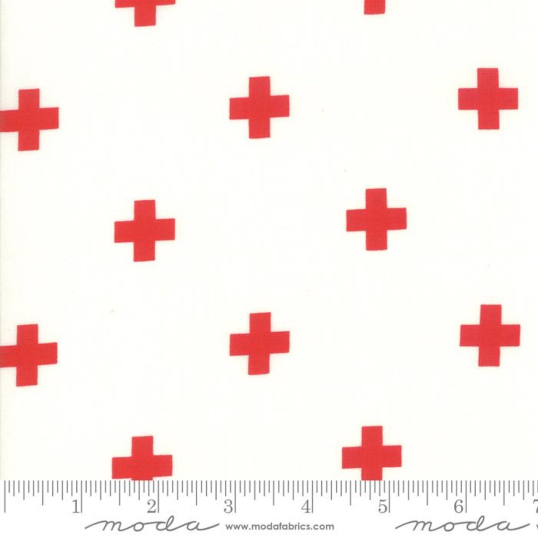 Moda Fabric — 1 Yard X 44" Moda Just Red Bridgitte Heitland Zen Chic ...