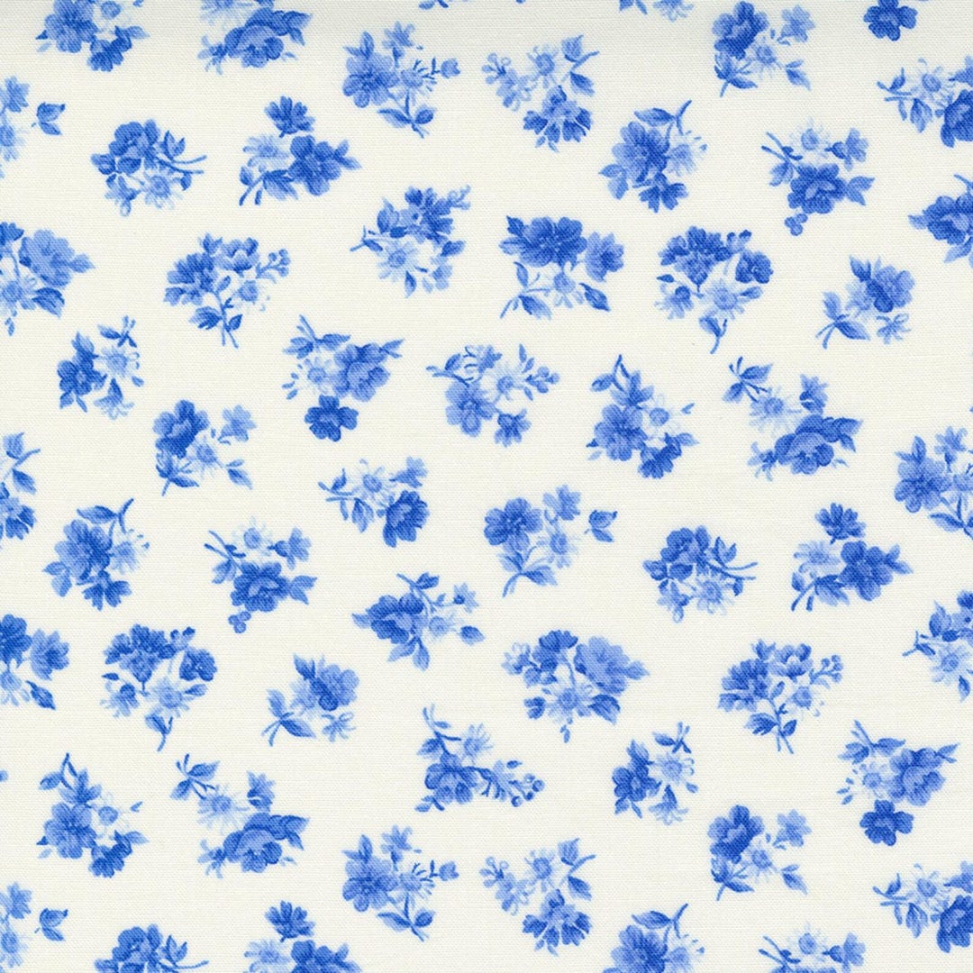 Moda Fabric ---1 Yard X 44" Moda Summer Breeze Pattern # 33613-12 ...