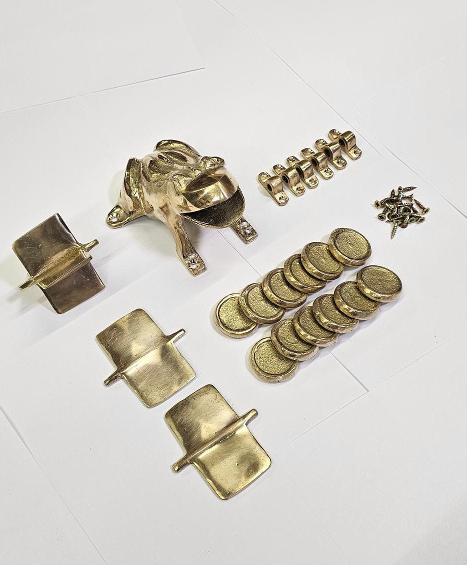 Sapo Game Bronze Accessories: Frog, Tokens, Roulette Kit - Etsy