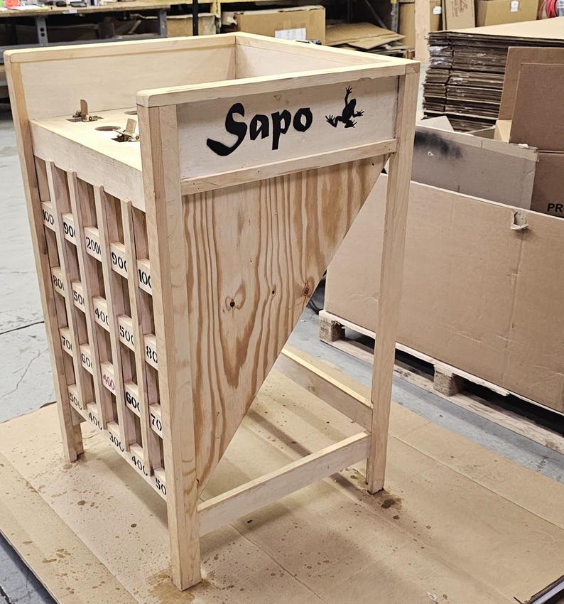 Sapo Game: Peruvian Toad in the Hole, Bronze Frog, Wood Box - Etsy