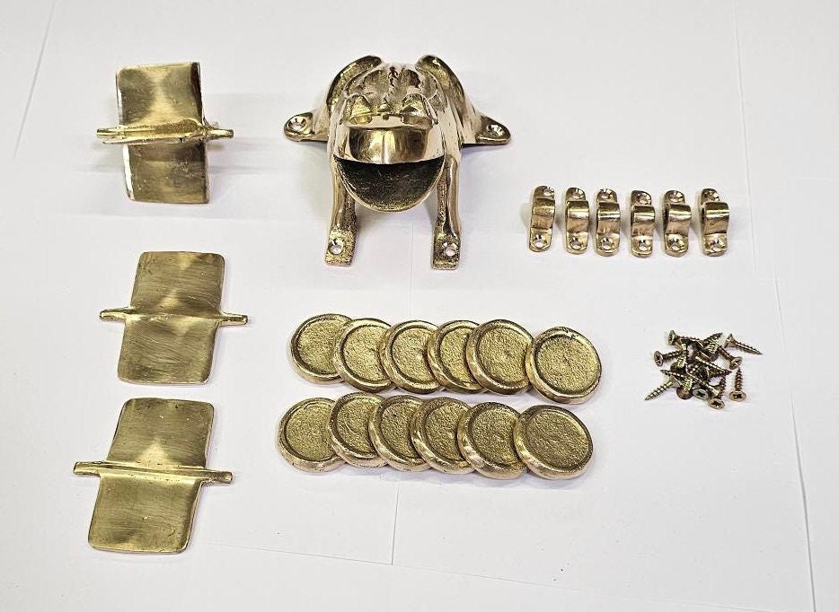 Sapo Game Bronze Accessories: Frog, Tokens, Roulette Kit - Etsy