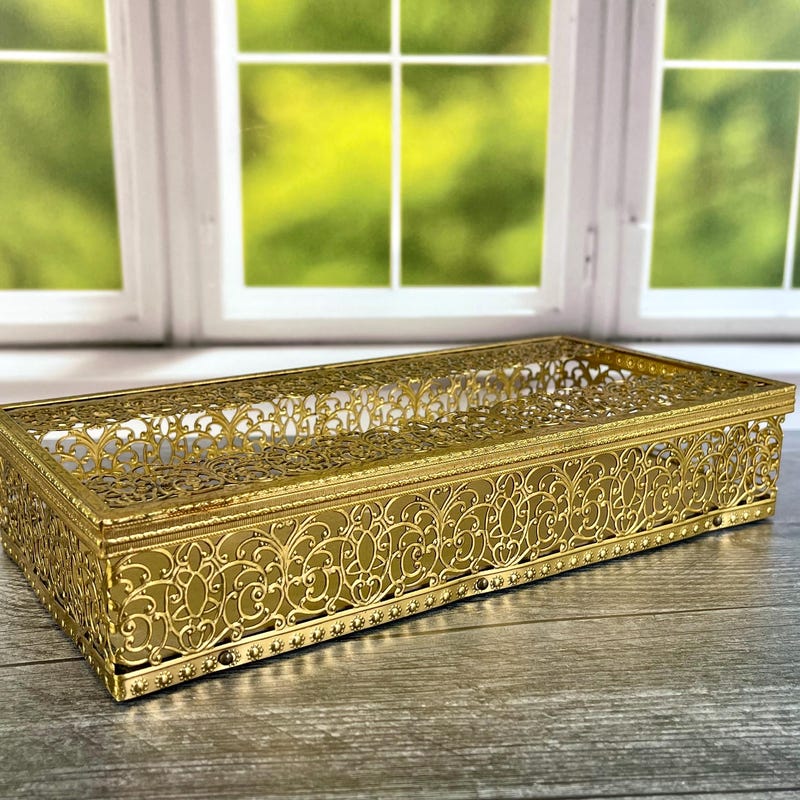 Filigree Tissue Box - Etsy