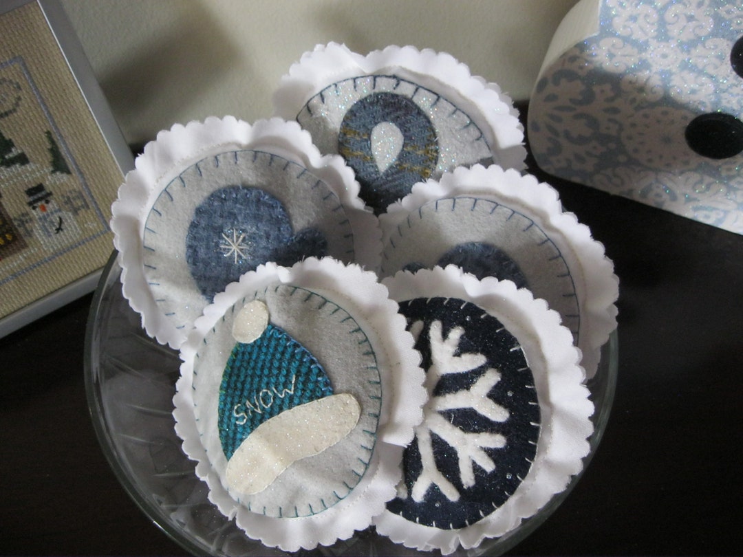 PDF Pattern: Winter Bowl Fillers, Instant Download, Winter / Snow ...