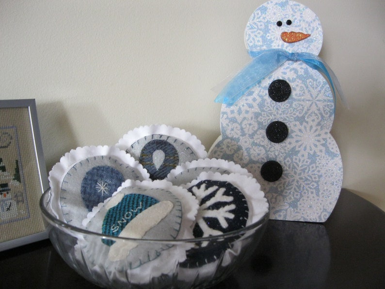 PDF Pattern: Winter Bowl Fillers, Instant Download, Winter / Snow ...