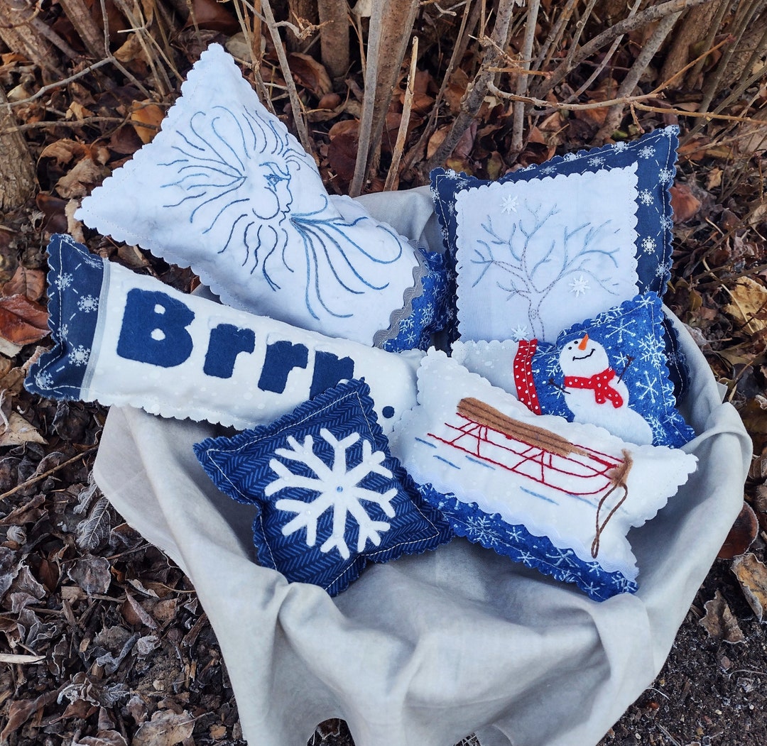 PDF Pattern: Winter Bowl Fillers, Instant Download, Winter / Snow ...