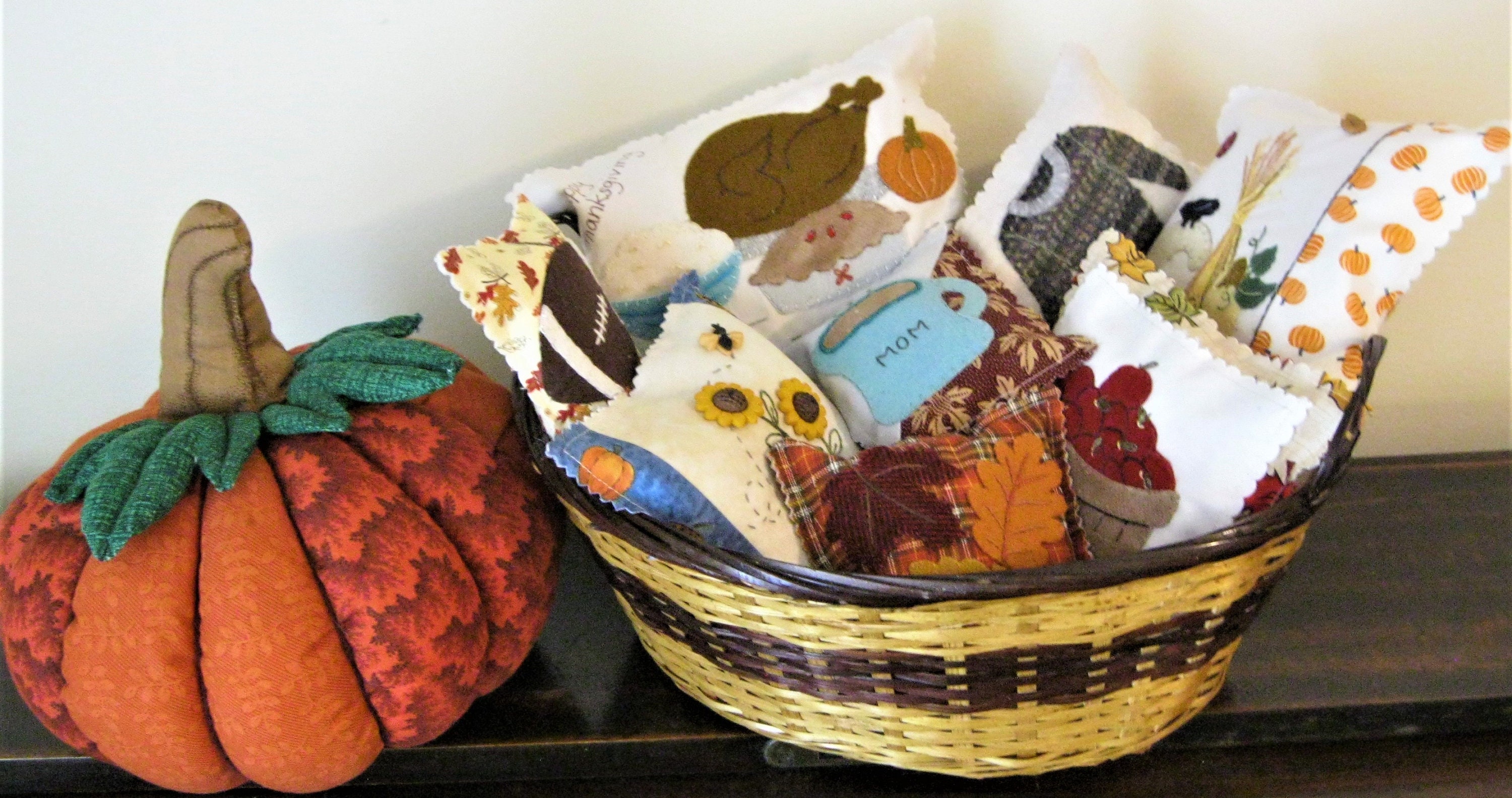 PDF Pattern: Autumn Bowl Fillers, Instant Download, Autumn Decoration ...