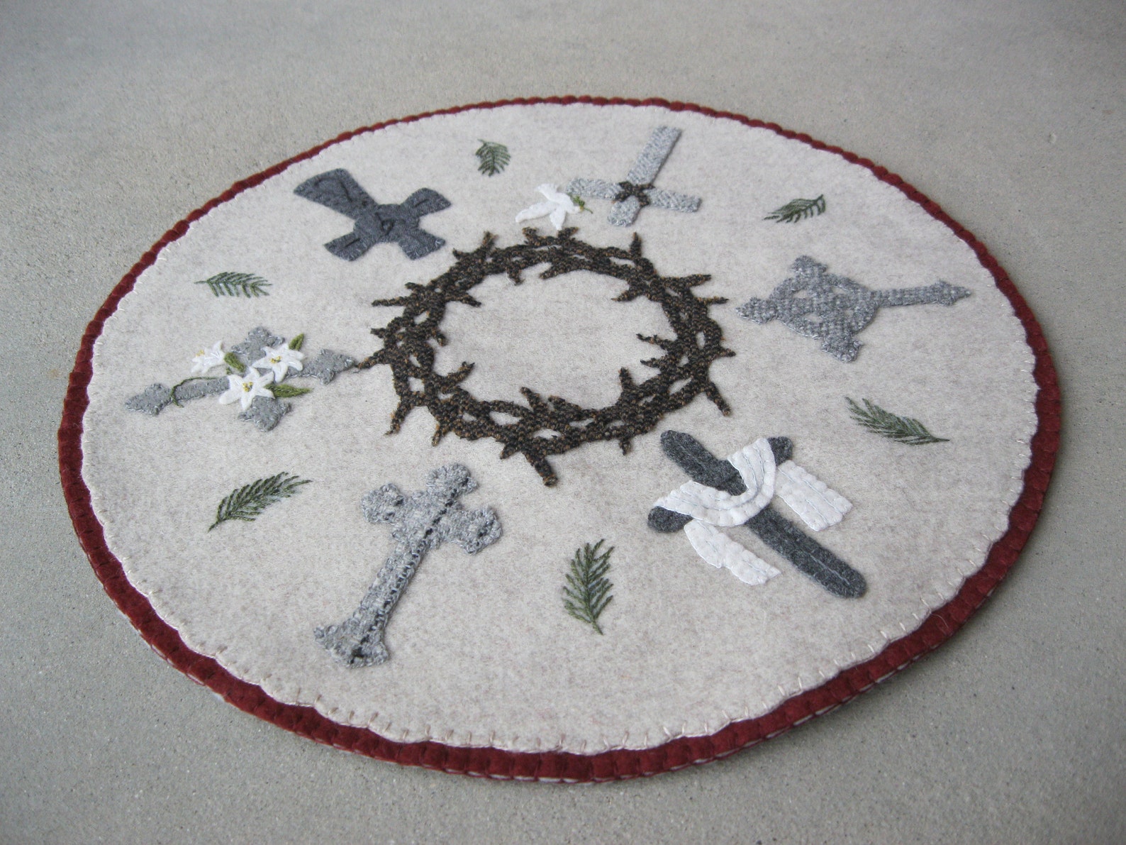 PDF Pattern: Easter Penny Rug, Instant Download, Spring / Easter ...