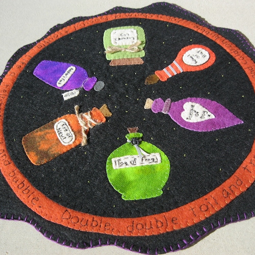 Harvest Gathering Wool Applique PDF Pattern - Etsy