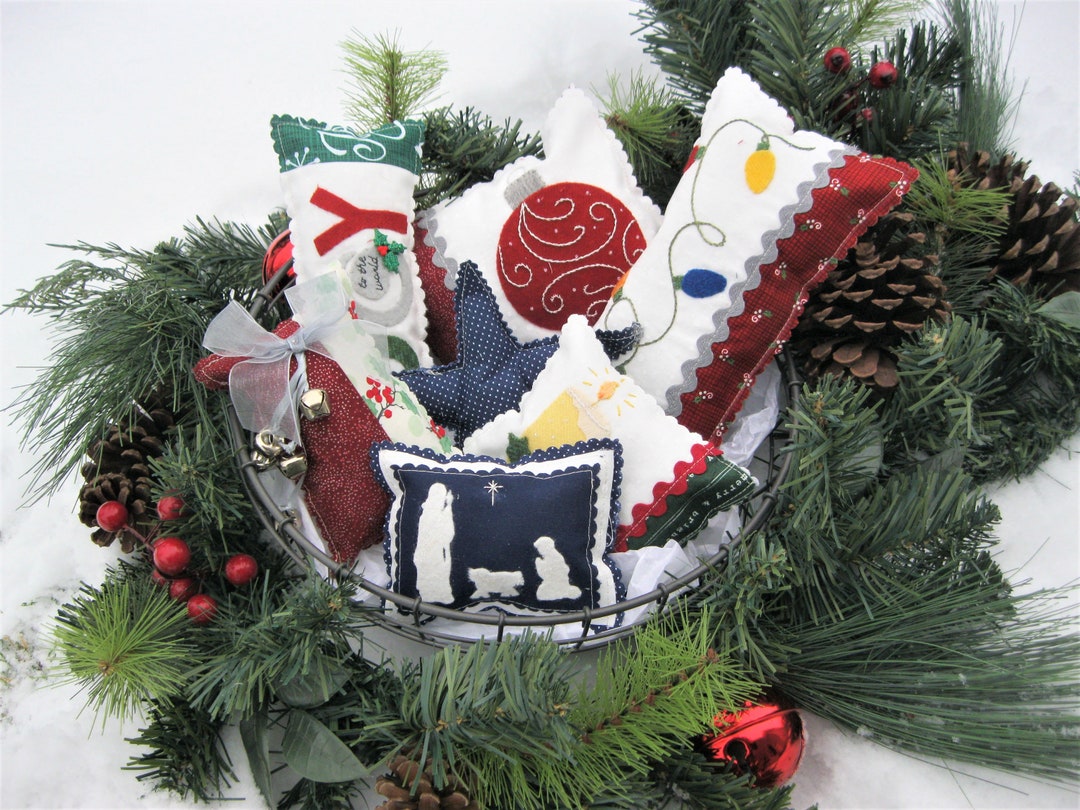 PDF Pattern: Christmas Bowl Fillers, Instant Download, Winter ...