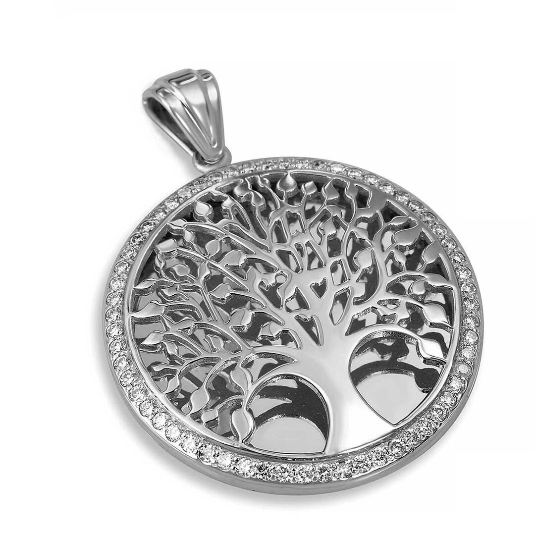 Tree of Life Pendant 14K Diamonds 0.80 Ct Jewelry - Etsy