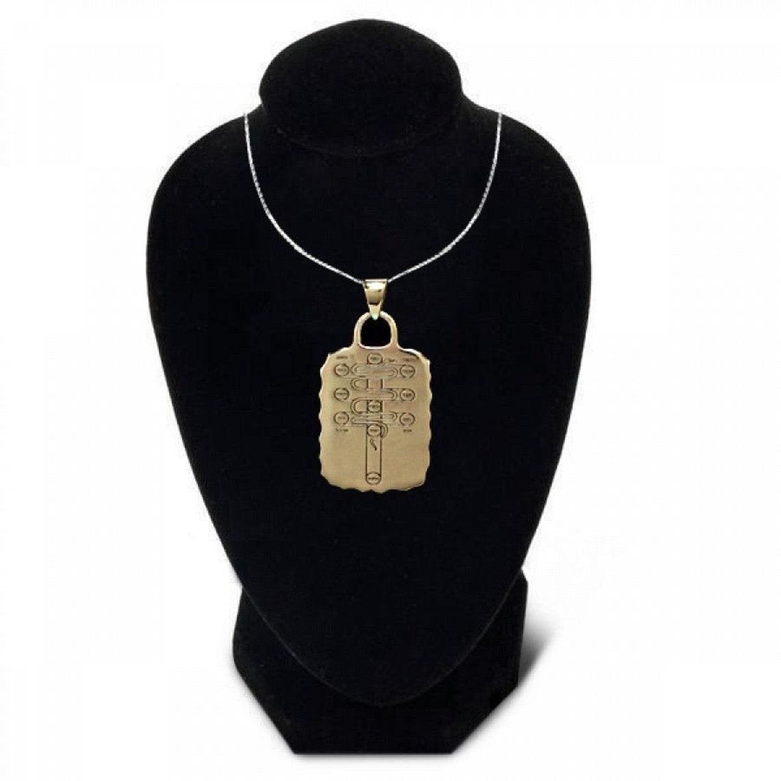 The Brass Serpent Amulet for Paths Clearing Kabbalah Pendante | Etsy