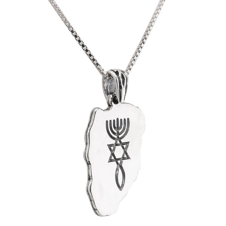 Silver Pendant With Messianic Seal Jewish Christian Jewelry | Etsy