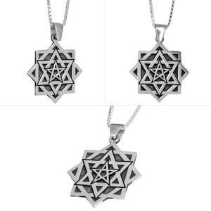 Kabbalah Amulets Pendant Eve’s Rectification Tikun Hava Sterling Silver ...