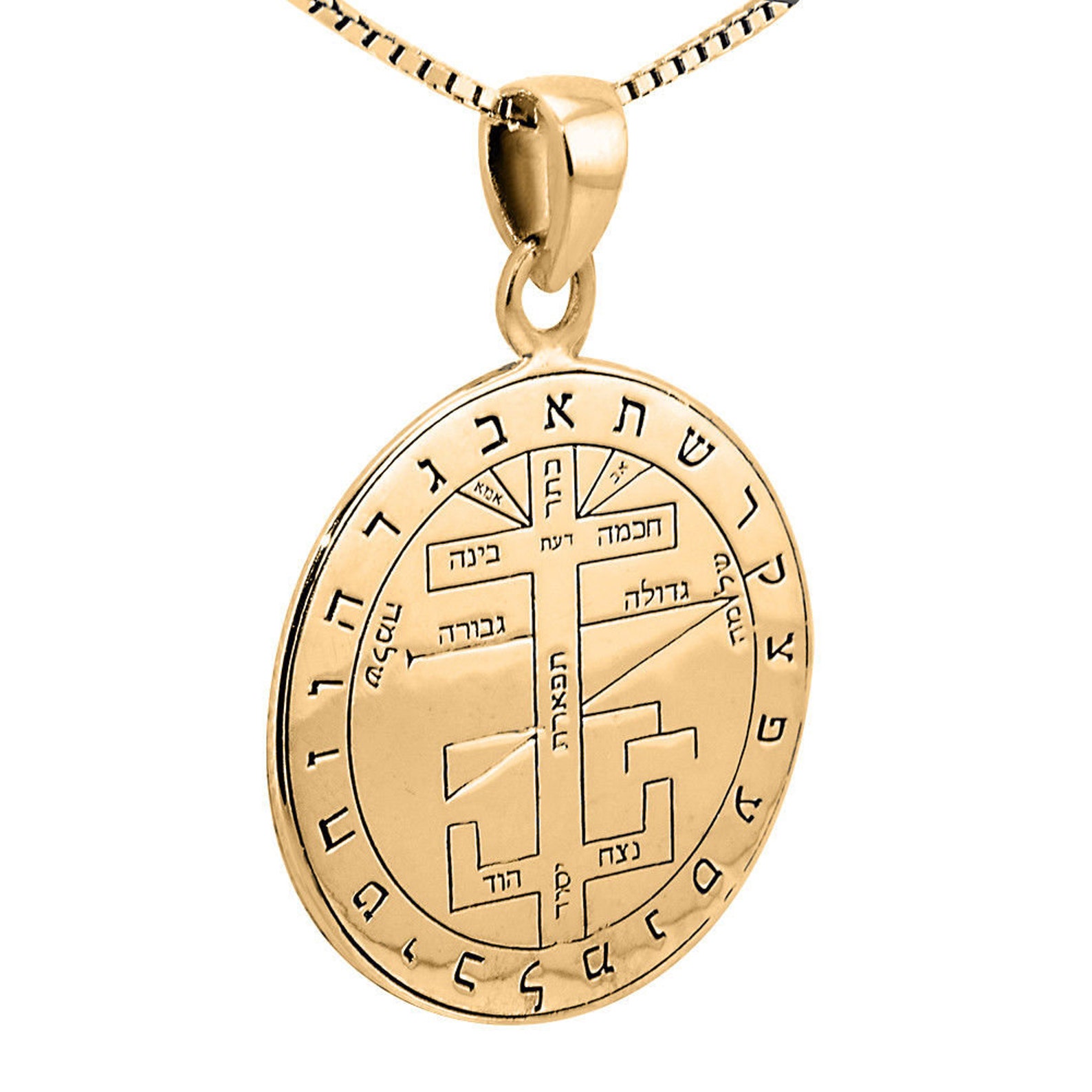 Pendant Seal the Great Key of Solomon Amulet Kabbalah Pentacle - Etsy