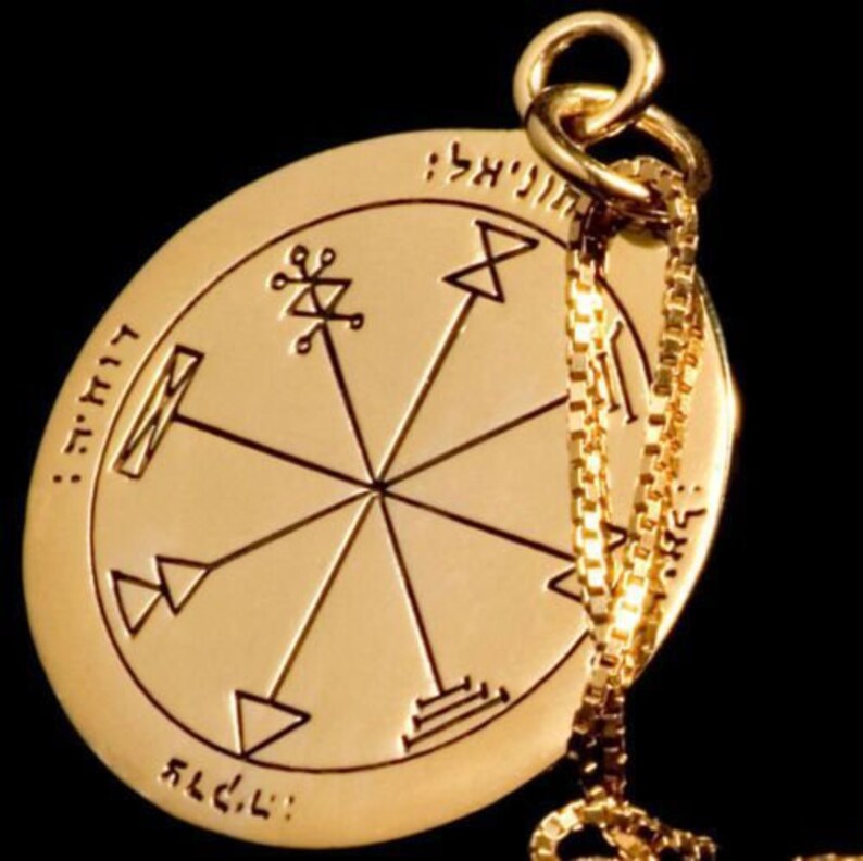 Kabbalah Pendant Profusion Seal Pentacle King Solomon Wisdom - Etsy