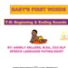 Baby's First Words: T and D Beginning and Ending Sounds Speech Therapy ...