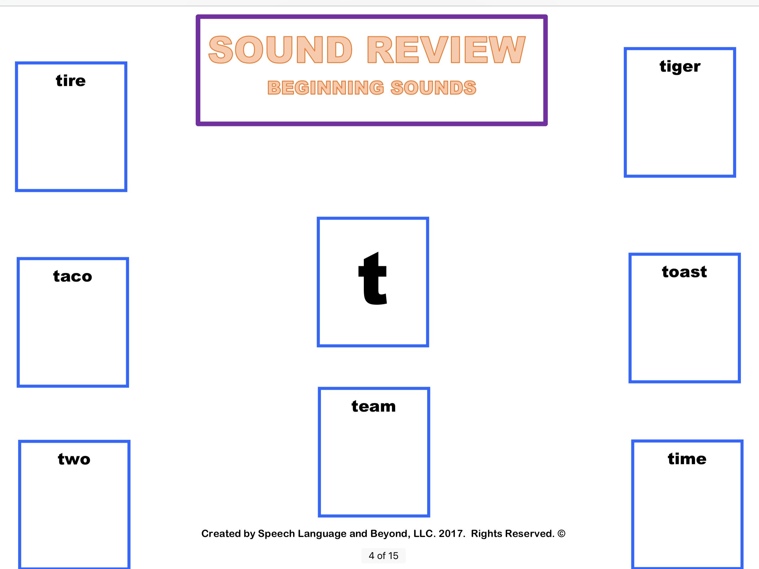 Baby's First Words: T and D Beginning and Ending Sounds Speech Therapy ...