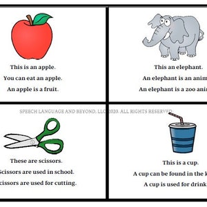 Yes-no Detailed Speech Therapy Flashcards for Toddlers and Preschooler ...