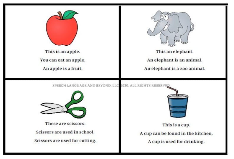 Yes-no Detailed Speech Therapy Flashcards for Toddlers and Preschooler ...