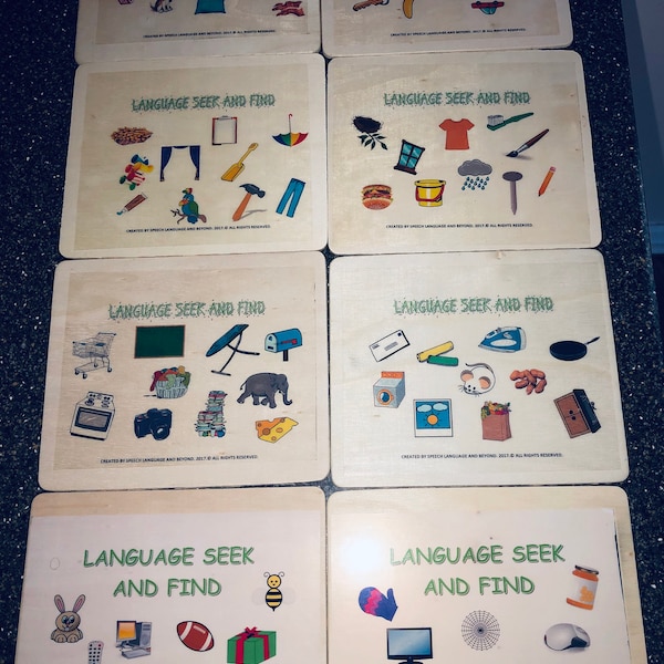 Common Objects Speech Therapy - Etsy