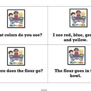 Play-doh Speech Therapy Printable Lesson Plan Activity Book, Expressive ...