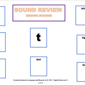 Baby's First Words: T and D Beginning and Ending Sounds Speech Therapy ...