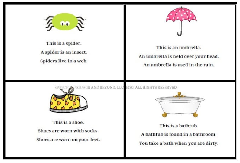 Yes-no Detailed Speech Therapy Flashcards for Toddlers and Preschooler ...