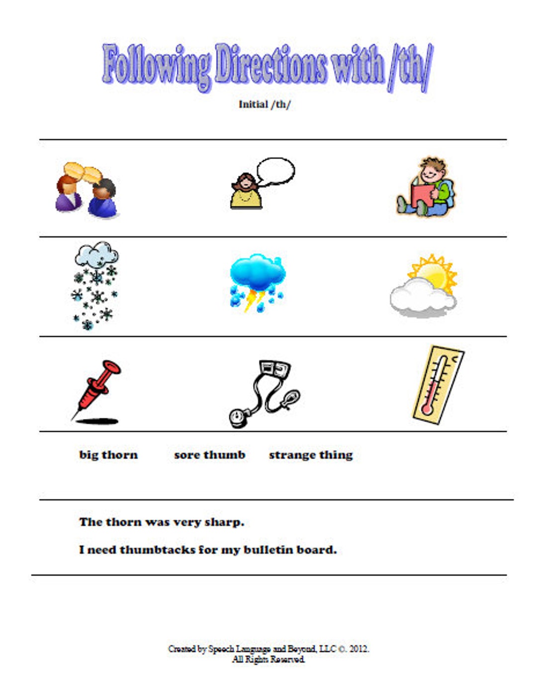 Following Directions With Articulation Speech Therapy Activity Book for ...