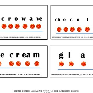 Cookie Jar Full of Language Speech Therapy Printable Activity Book ...