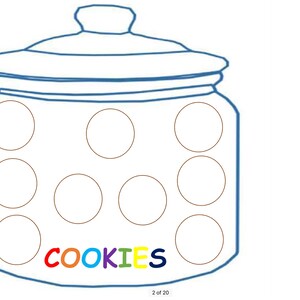 Cookie Jar Full of Language Speech Therapy Printable Activity Book ...