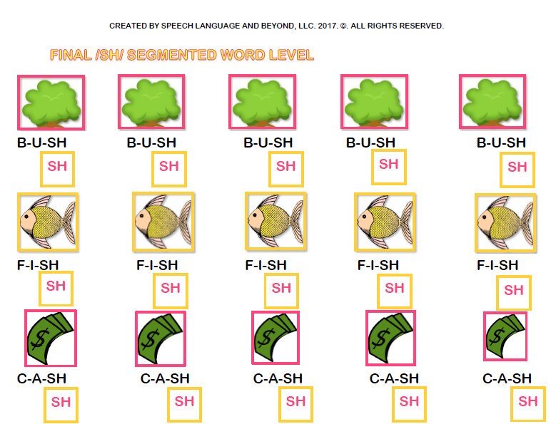 Articulation Squares Speech Therapy Articulation Workbook for CH, TH ...