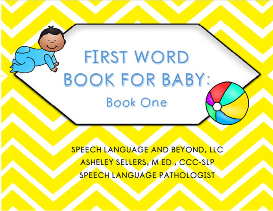 Baby First Word Book: Book One First Words for Babies and Toddlers Baby ...