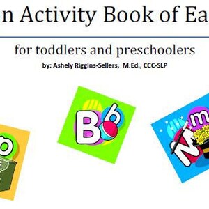 Articulation Activity Book of Early Sounds Speech Therapy Printable for ...