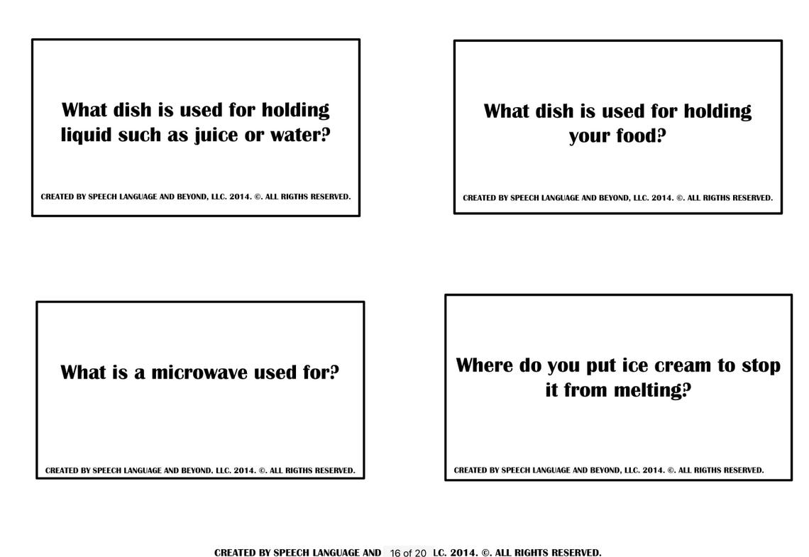 Cookie Jar Full of Language Speech Therapy Printable Activity Book ...