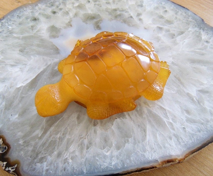 Amber Carved, Amber Carvid, Turtle, Amber, Sculpture, Figurines, Unique ...