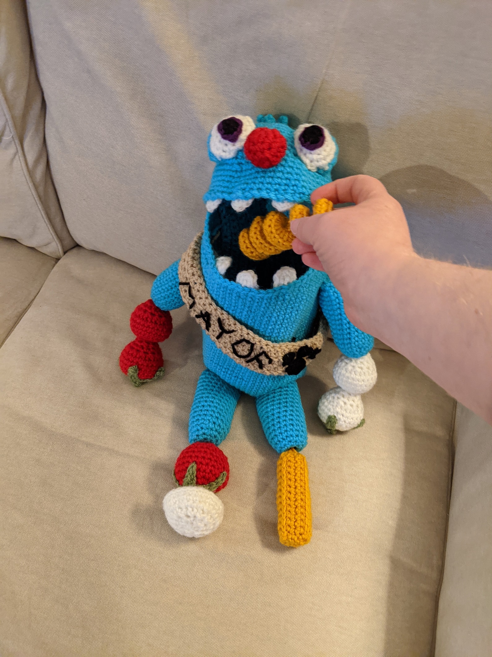 Filbo Crochet Pattern Bugsnax Grumpus Plush With Removable - Etsy