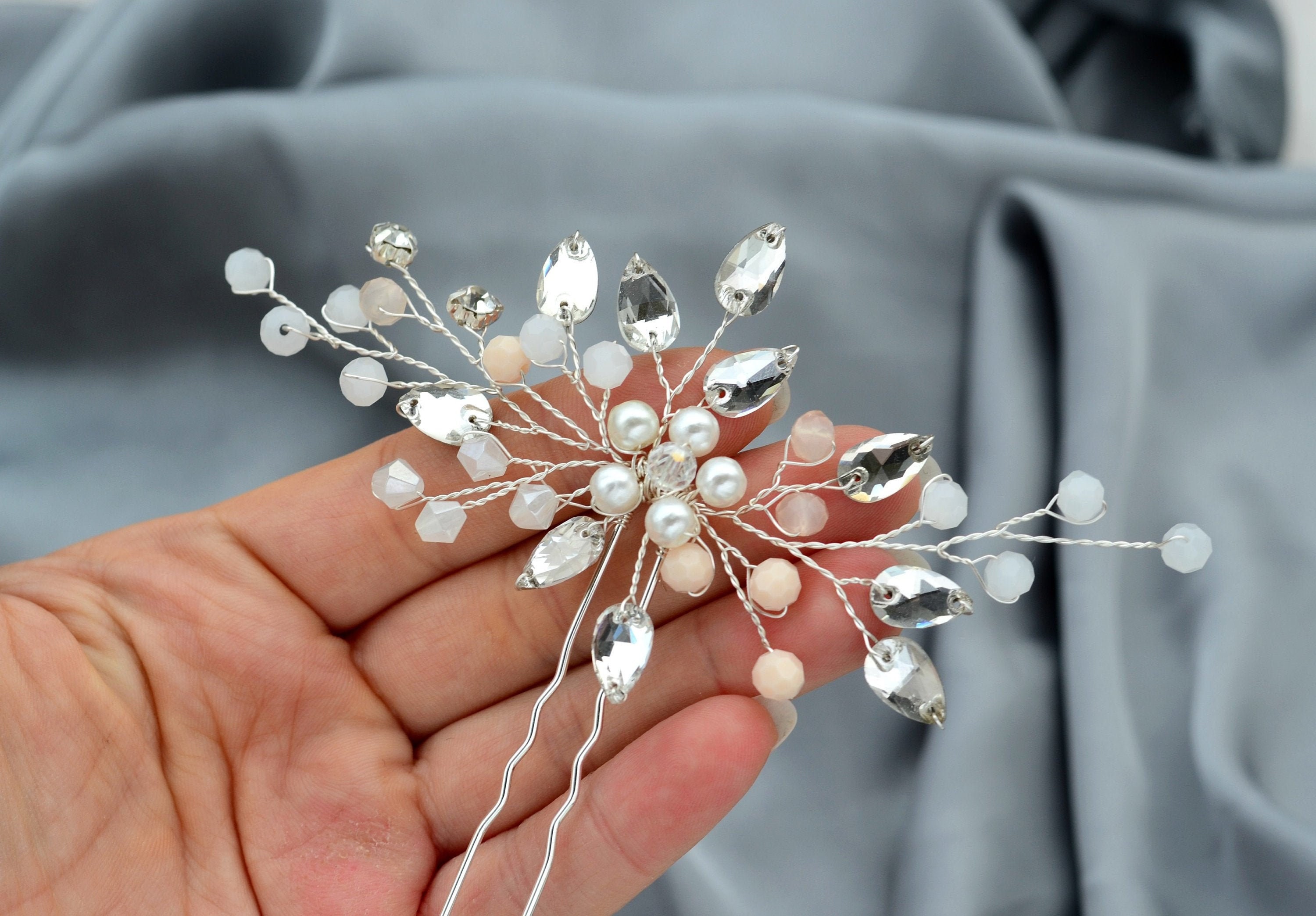 Wedding Hair Pin Pearl Bridal Hair Pin Hair Accessories | Etsy